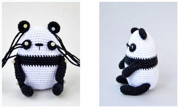 Easy Little Crochet Panda Amigurumi PDF Free Pattern - Lovelycraft