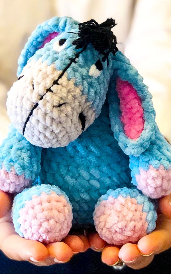 Crochet Eeyore Plush Amigurumi PDF Free Pattern - Lovelycraft