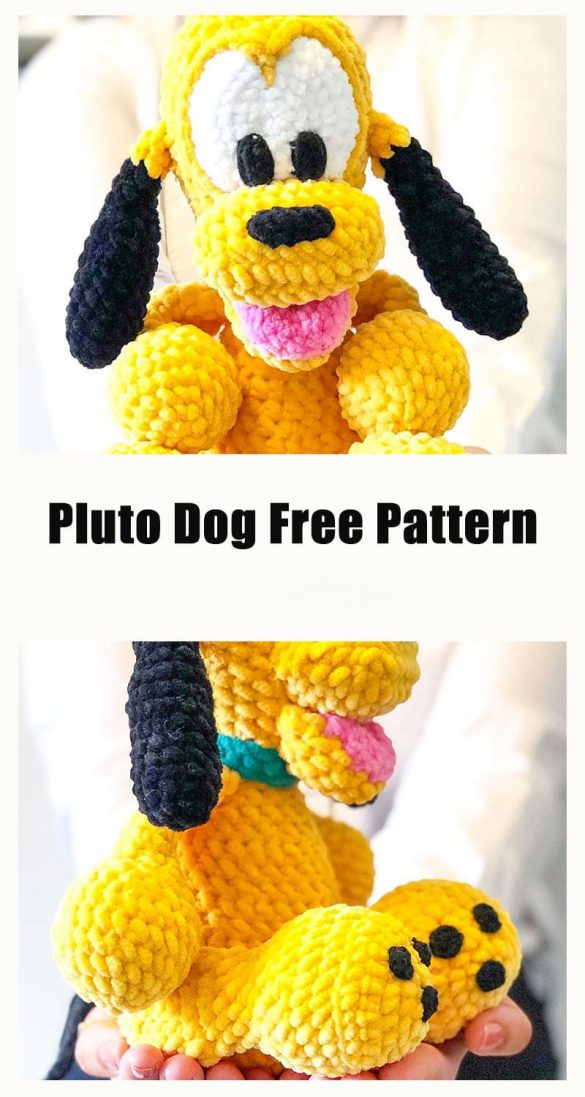 Baby pluto dog amigurumi free crochet pattern - Lovelycraft