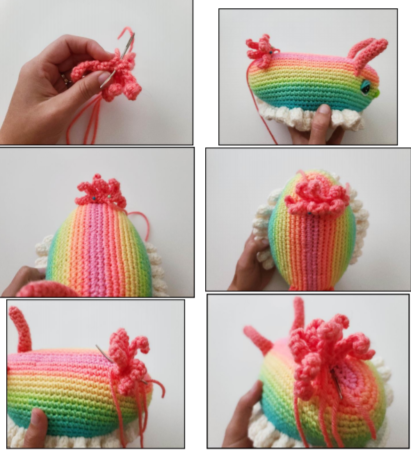 Rainbow Sea Slug Amigurumi PDF Free Crochet Pattern - Lovelycraft