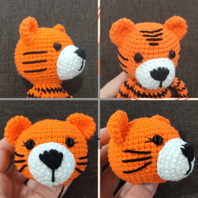 Plush Tiger Amigurumi Crochet PDF Free Pattern - Lovelycraft
