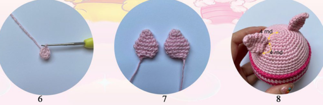 Crochet Piglet Keychain PDF Free Amigurumi Pattern - Lovelycraft