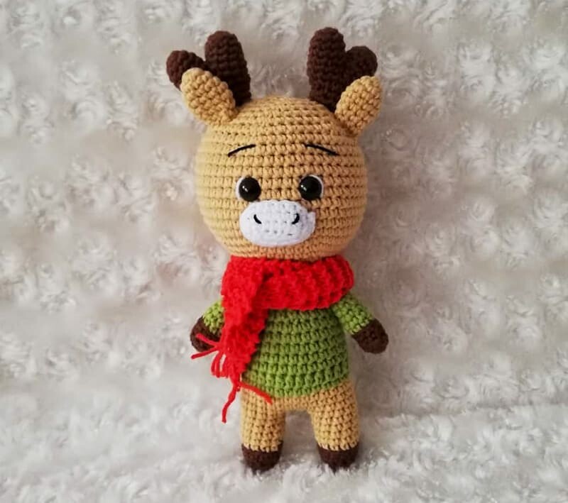 Reno Amigurumi Paso a Paso Patrón Gratis - Lovelycraft