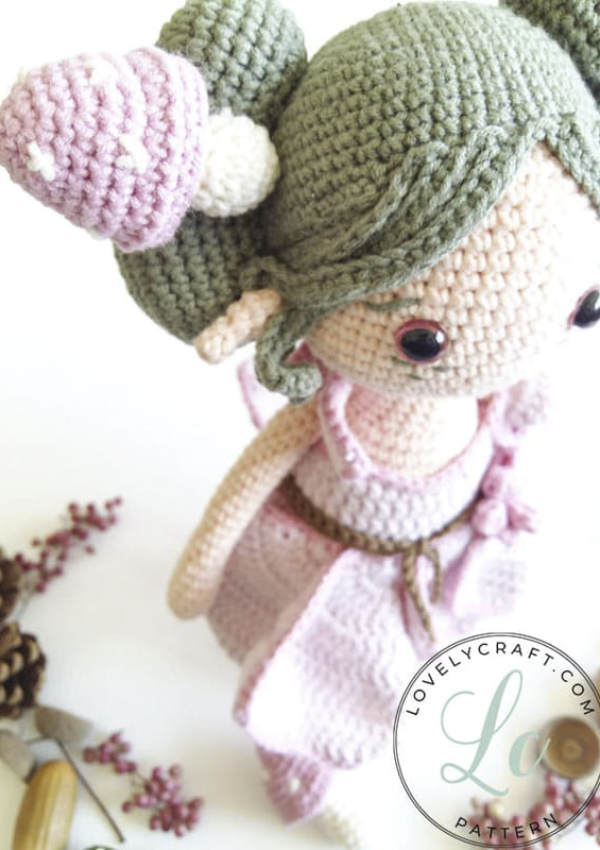 Crochet Forest Fairy Doll Amigurumi Free Pattern - Lovelycraft