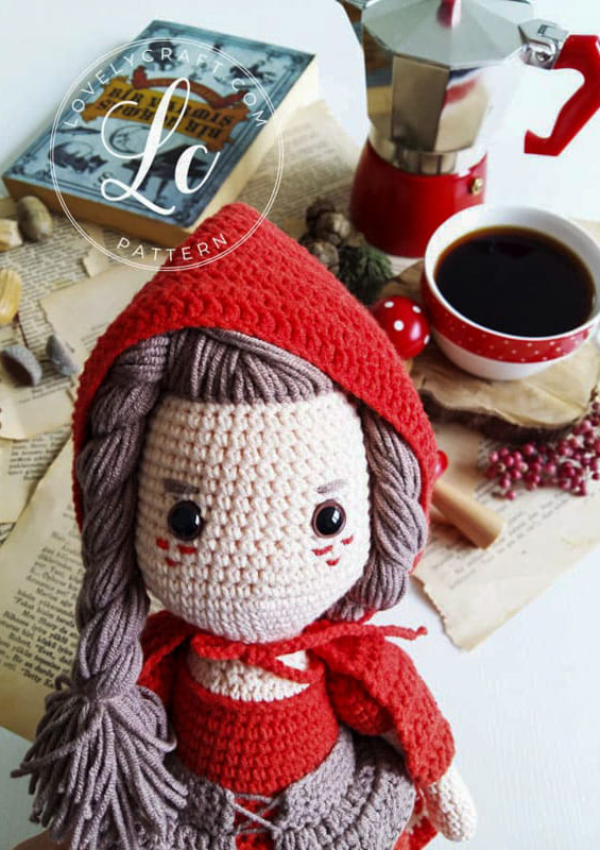 Red Riding Hood Crochet Cape