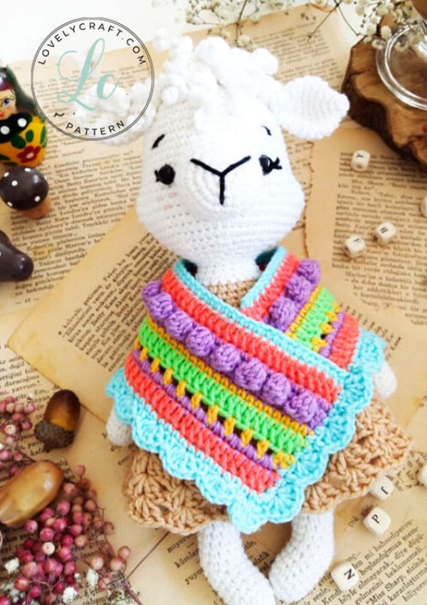 Crochet Llama Patmos Amigurumi Free Pattern - Lovelycraft