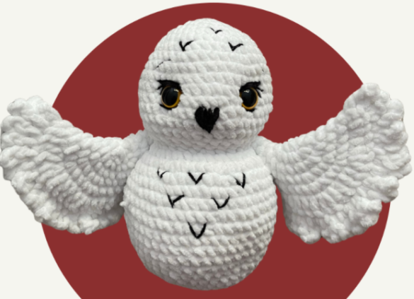 Harry Potter Crochet Hedwig Owl PDF Amigurumi Free Pattern - Lovelycraft