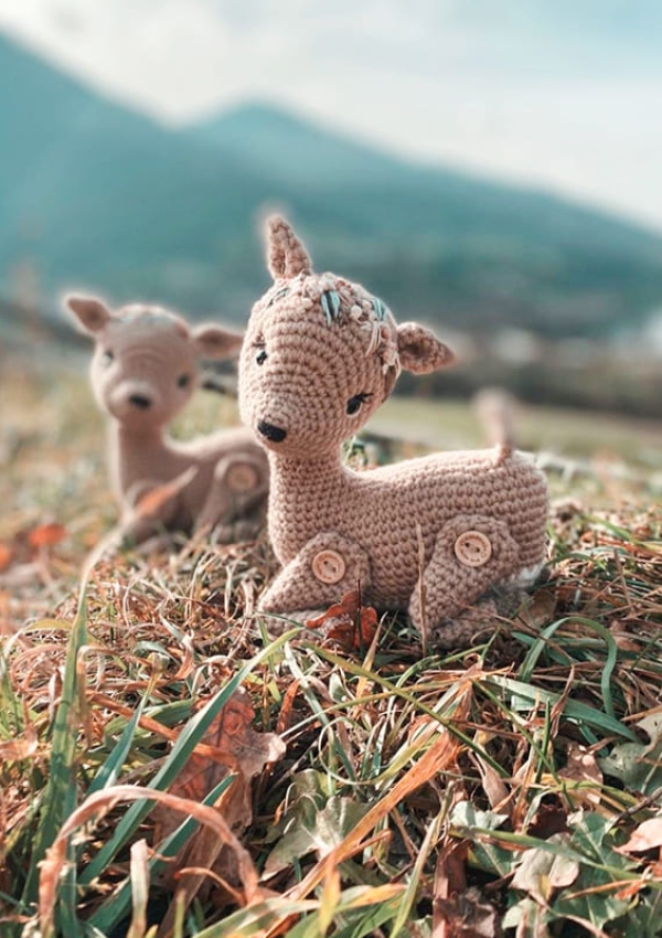 Animal Crochet Gazella Ahu Free Amigurumi Pattern - Lovelycraft