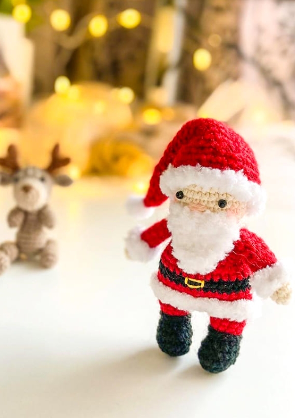 Crochet Santa Claus Christmas PDF Amigurumi Free Pattern - Lovelycraft