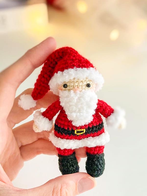 Crochet Santa Claus Christmas PDF Amigurumi Free Pattern - Lovelycraft