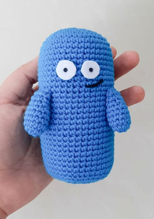 Bloo PDF Amigurumi Patrón Gratis - Lovelycraft