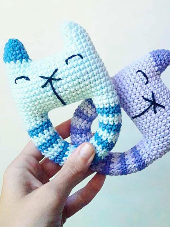 PDF Crochet Cat Rattle Amigurumi Free Pattern - Lovelycraft