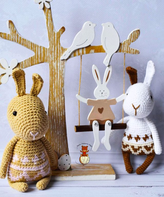 Realistic Crochet Bunny Amigurumi PDF Free Pattern - Lovelycraft