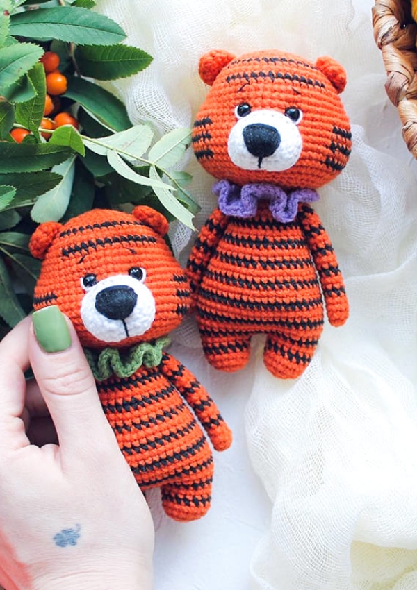 Crochet Mini Tiger PDF Amigurumi Free Pattern - Lovelycraft