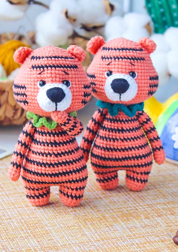 Crochet Mini Tiger PDF Amigurumi Free Pattern - Lovelycraft