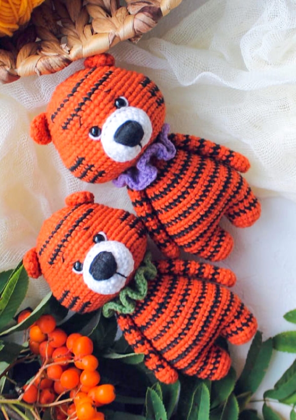 Crochet Mini Tiger PDF Amigurumi Free Pattern - Lovelycraft